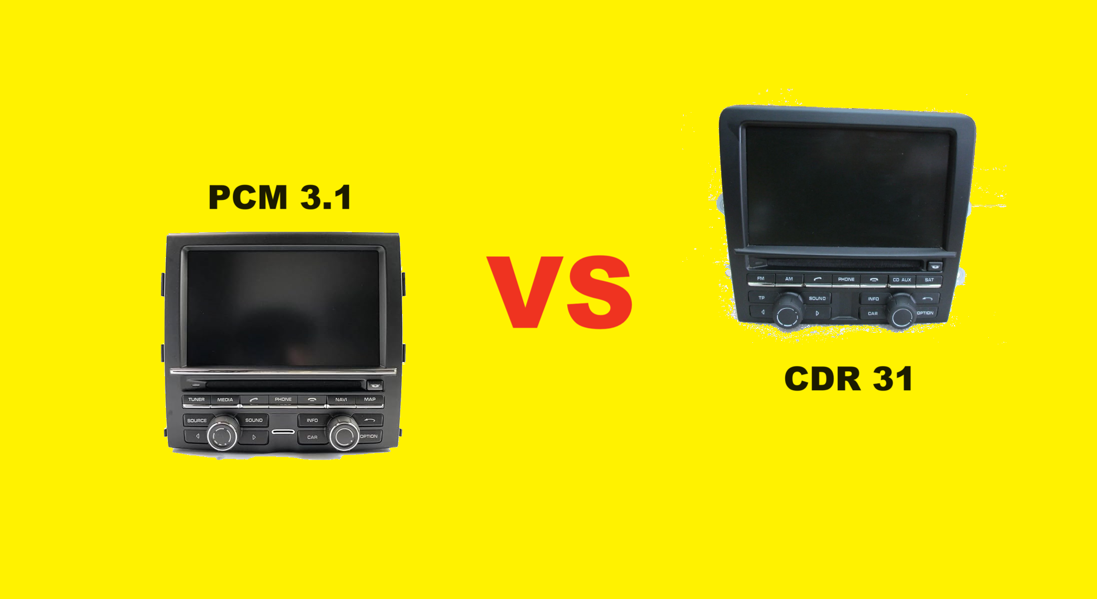 Différence entre le PCM 3.1 et le CDR 31 – Carplay.fr